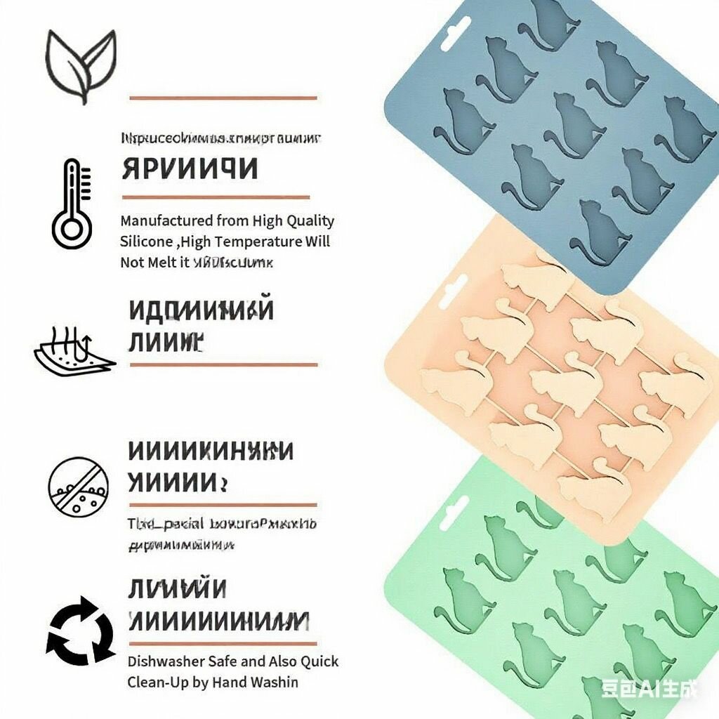 Камни для виски "Rsvrymi", 500 штук, пищевой силикон, разные цвета — фото 1