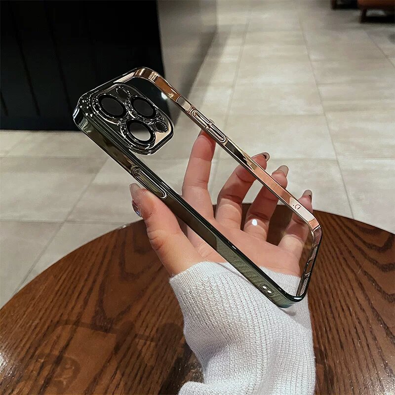 Твердый чехол для iPhone 11 Pro цианово-зеленого цвета с защитной пленкой на объективе и пылезащитной сеткой