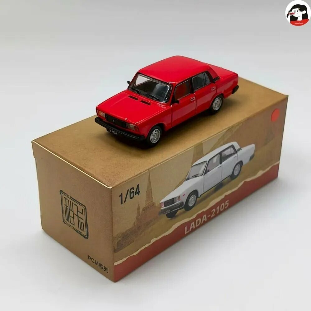 Машинка металлическая модель Perka 1:64 СССР LADA 2105 Red