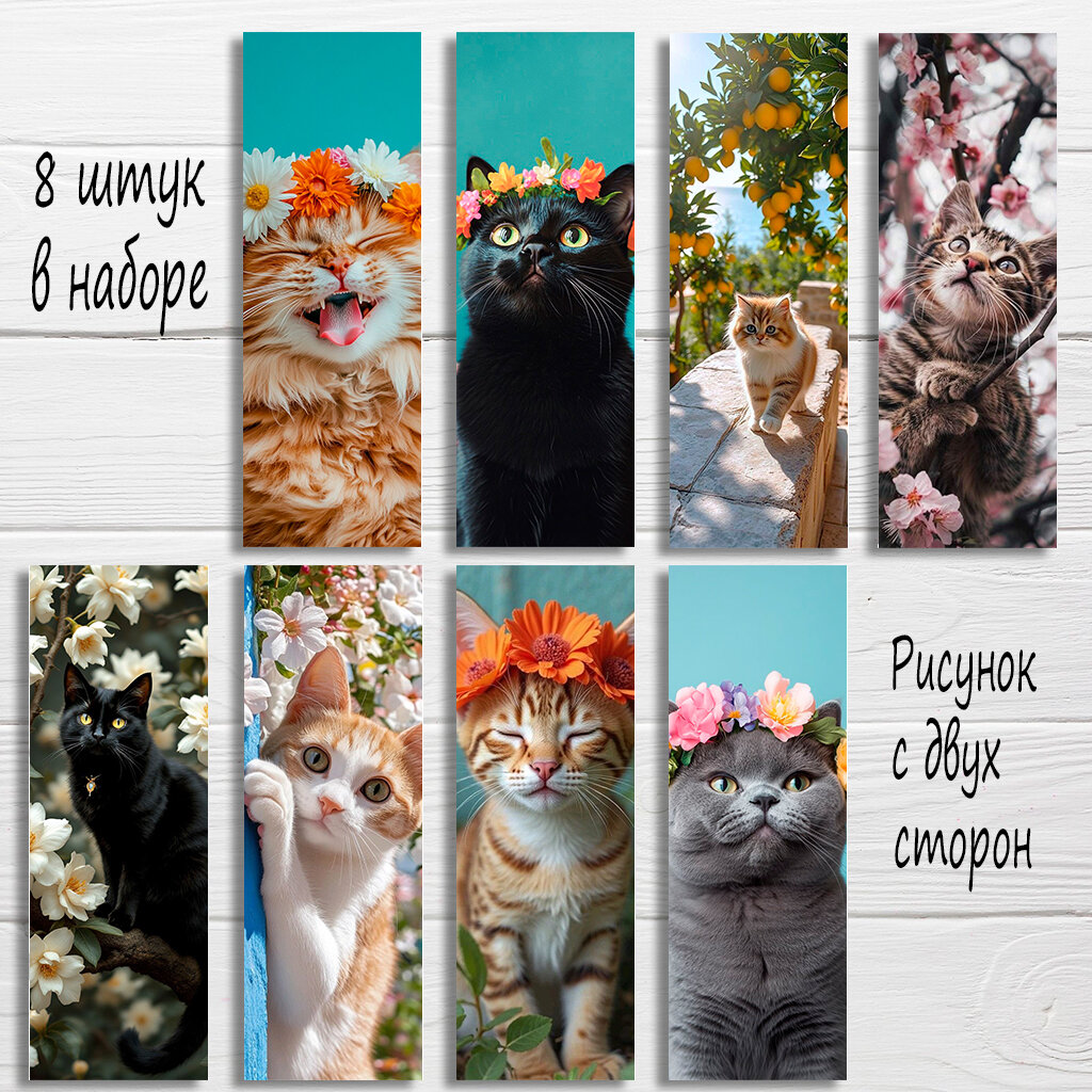 Закладки для книг Котик