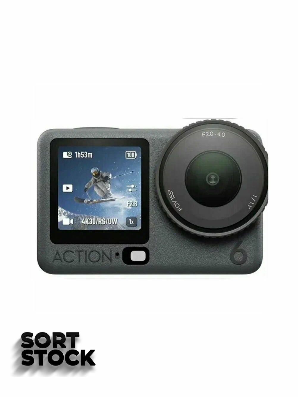 DJI Экшн-камера DJI Osmo Action 6 Pro Adventure Combo , дюймовый квадратный датчик/Встроенное хранилище 50 ГБ