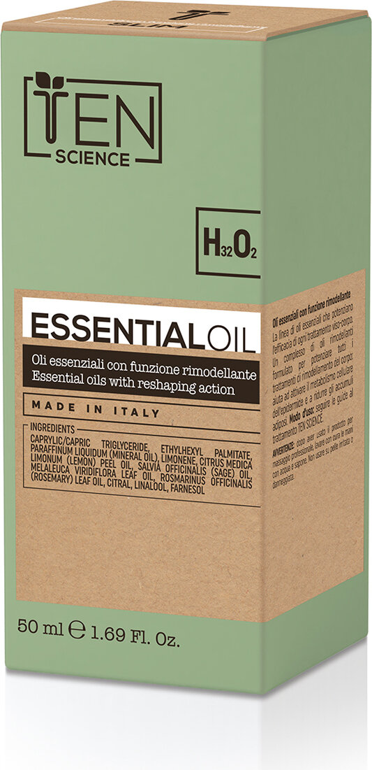 TEN SCIENCE Комплекс эфирных масел с подтягивающим эффектом Essential Oils with Refshaping Action 60 шт.