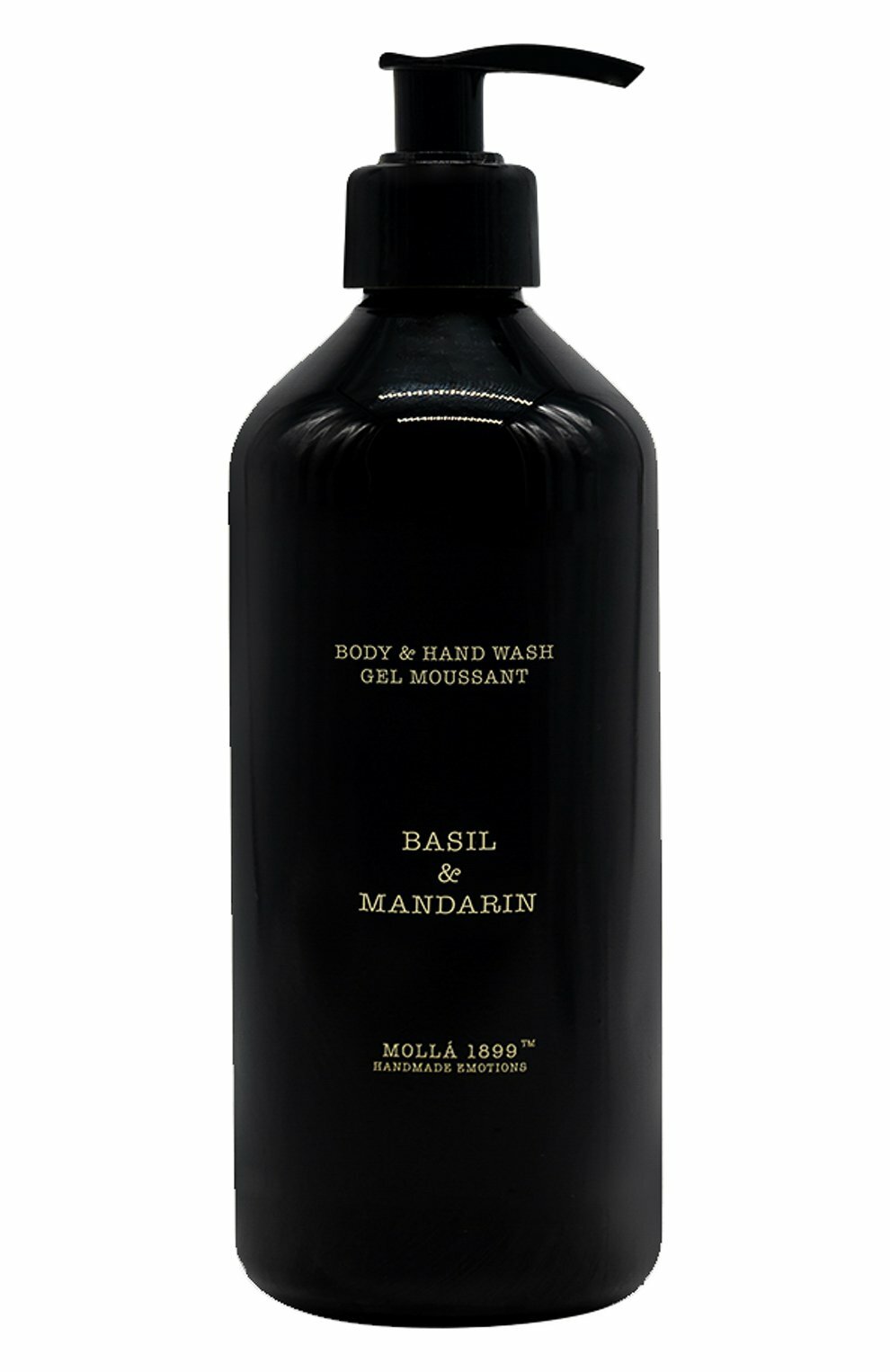 Нежное жидкое мыло для рук и тела Basil & Mandarin (500ml) Cereria Molla 1899
