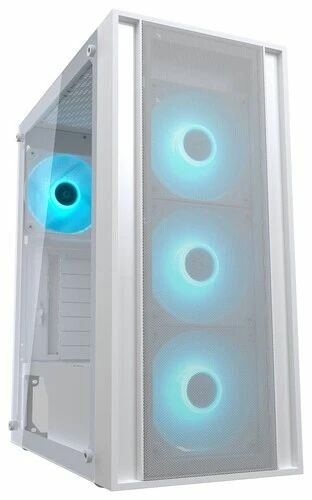 Компьютерный корпус Cougar MX160 ARGB (MX160 ARGB White) белый - Midi Tower, ATX, USB 2.0 Type-A, USB 3.2 Gen 1 Type-A