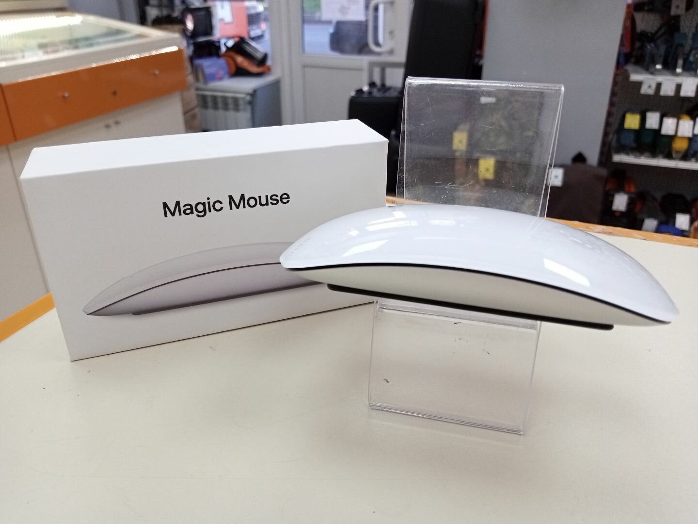 Компьютерная мышь Apple Magic Mouse 3 A3204, беспроводная, оптический лазер, черный цвет,Б\У,Уценка