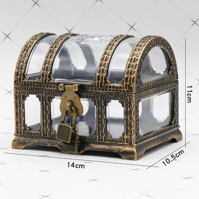Пластиковый сундук с замком Antique color-D