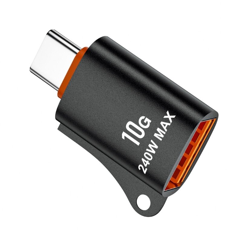 OTG-адаптер Type C для подключения адаптера USB3.0 емкостью 10 Г-черный