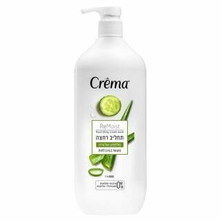 CREMA Увлажняющий крем-гель для душа "Огурец и алоэ вера" 600 мл
