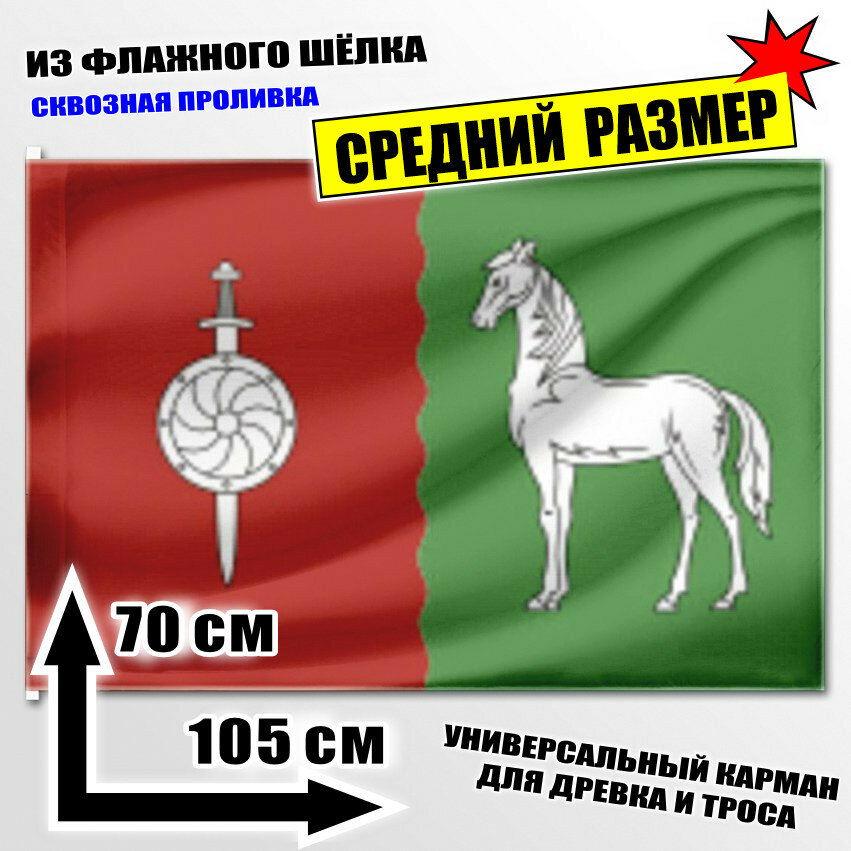 Флаг средний Данковского района 105x70 см
