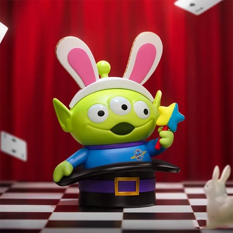 POP MART Disney Pixar Alien Immersive Experience Фигурки Зеленый, The Magician