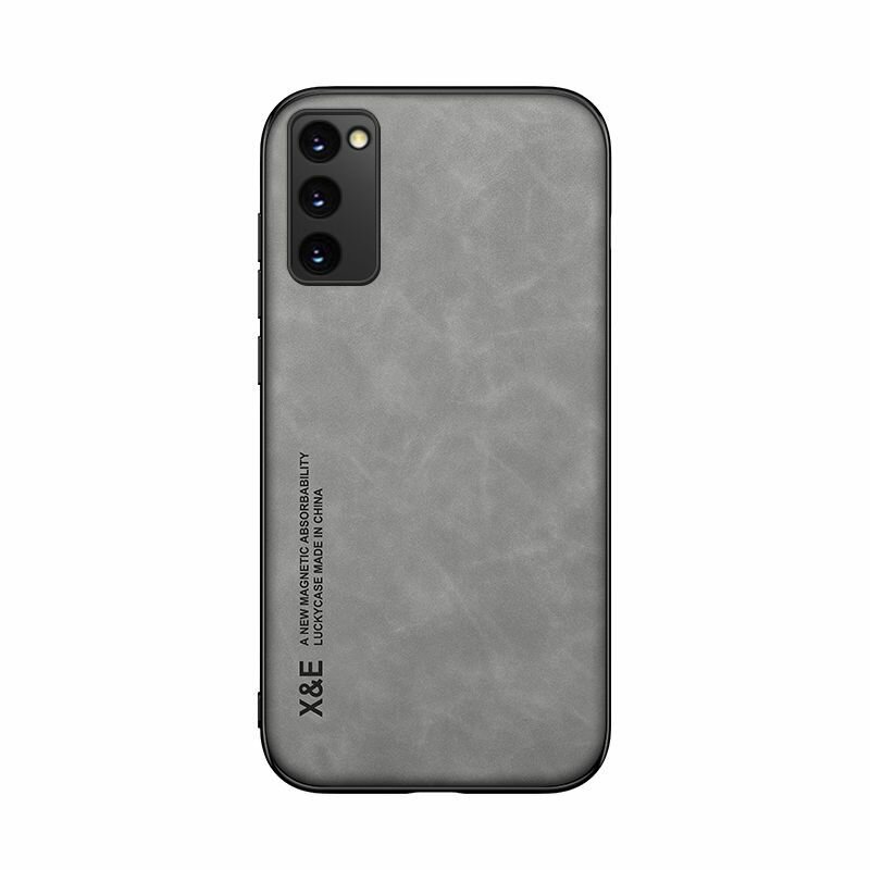 Чехол на Samsung Galaxy S20 FE Роскошная кожа противоударный с защитой камеры