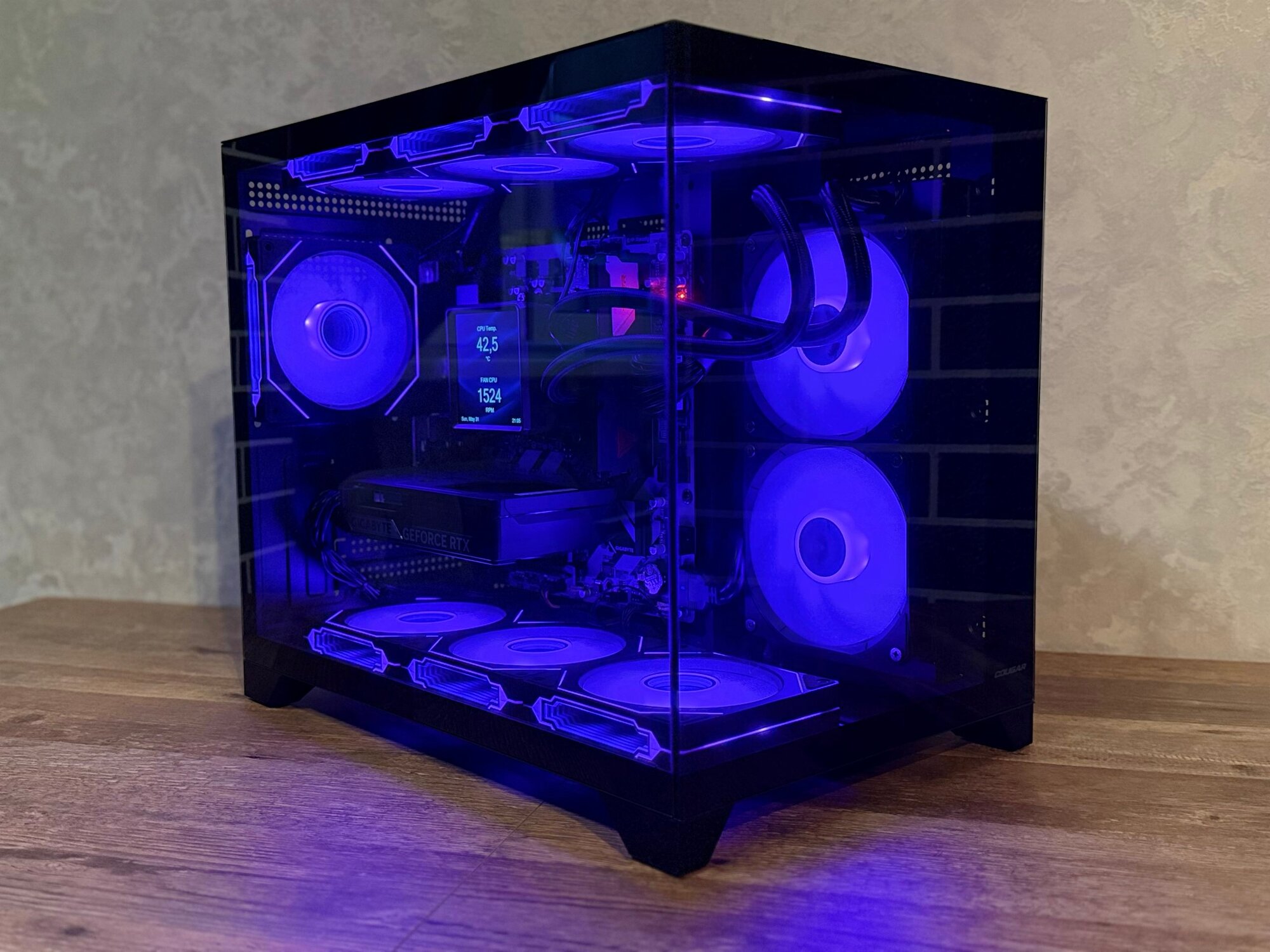 Игровой системный блок SkyNet 100 (AMD Ryzen 7 7500F, ОЗУ 16 ГБ, SSD 512 ГБ, NVIDIA GeForce RTX 5060, Windows 11 pro)
