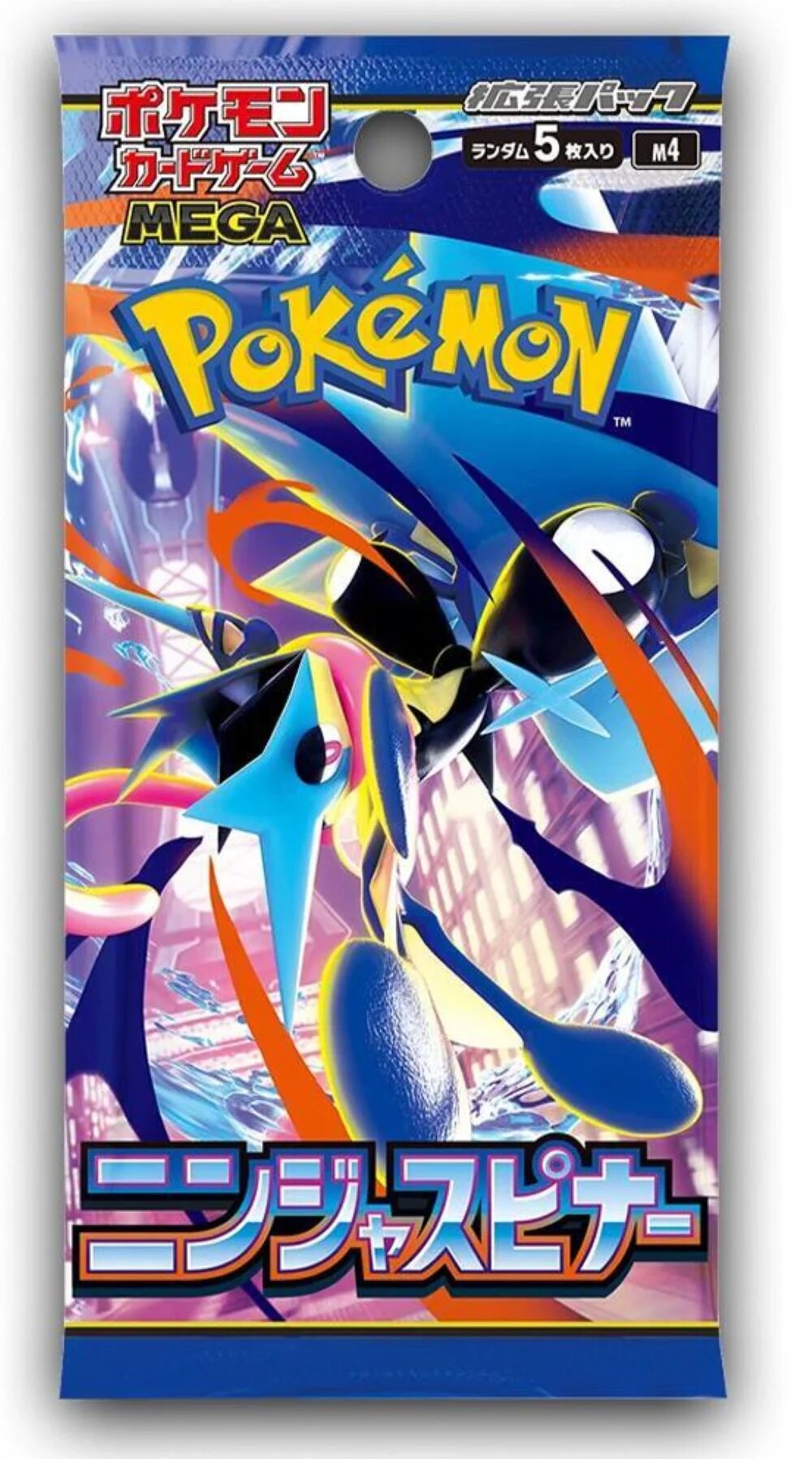 Бустер карточек Pokemon Ninja Spinner M4 на Японском