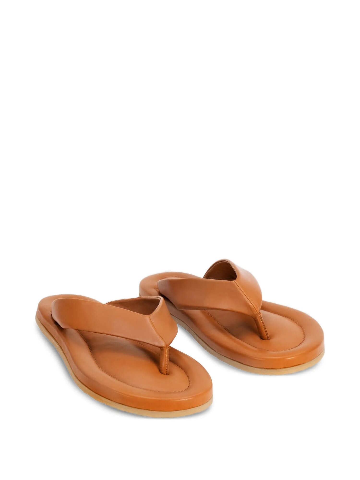 Босоножки BY FAR Dasha 2.0 padded sandals, размер 41, brown — фото 1
