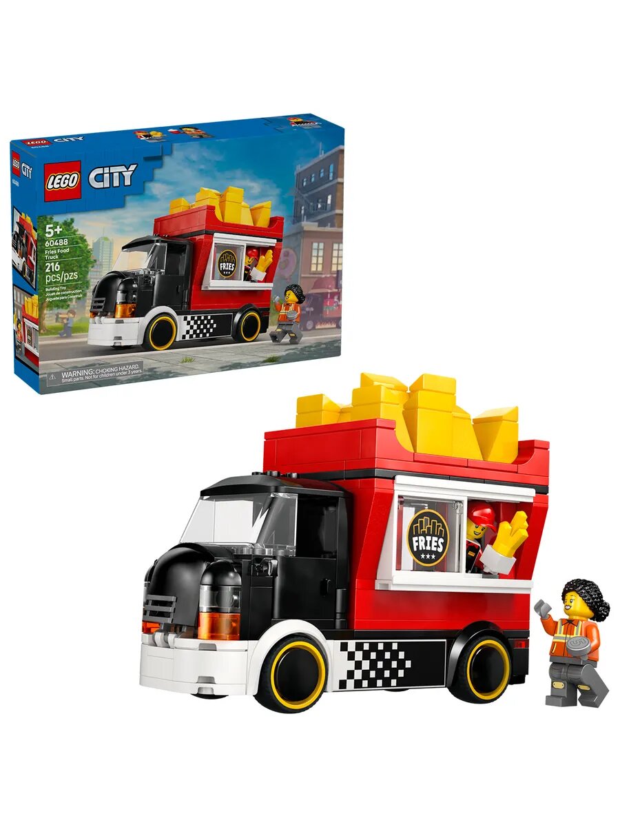 Конструктор LEGO City "Фудтрак", игровой набор для улицы, 5+