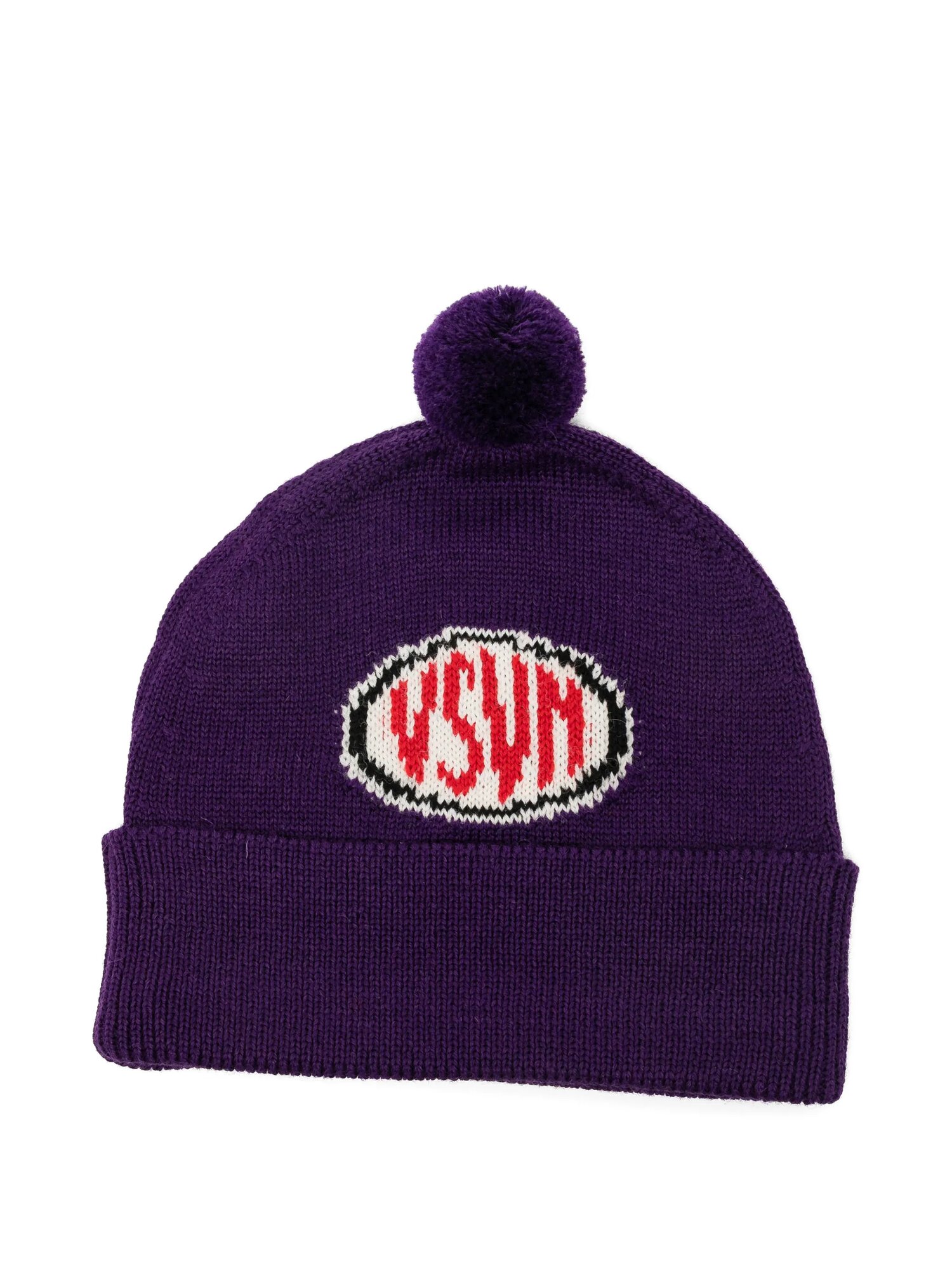 Шапка Pom-pom intarsia-knit beanie hat для мальчиков