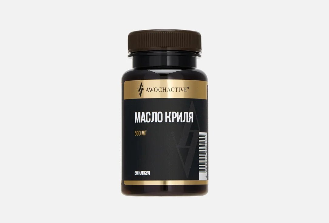 Awoch Active Масло криля 1500 мг в капсулах БАД для укрепления иммунитета 60 шт