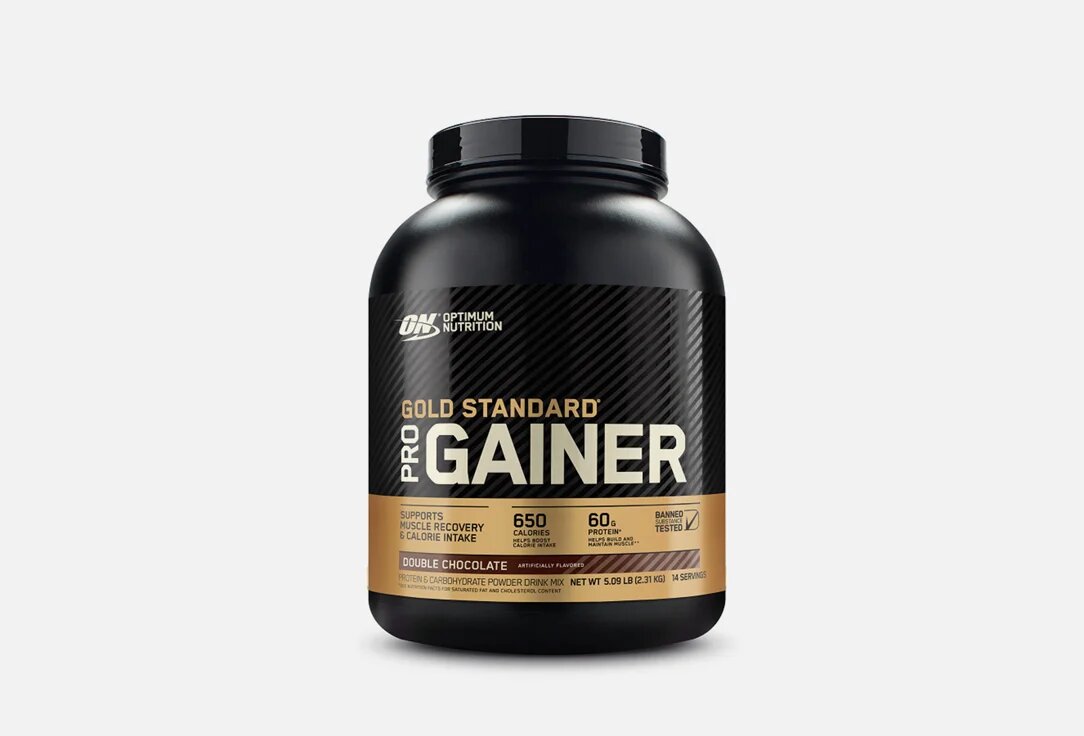 Optimum Nutrition PRO Double Chocolate Гейнер 2310 г