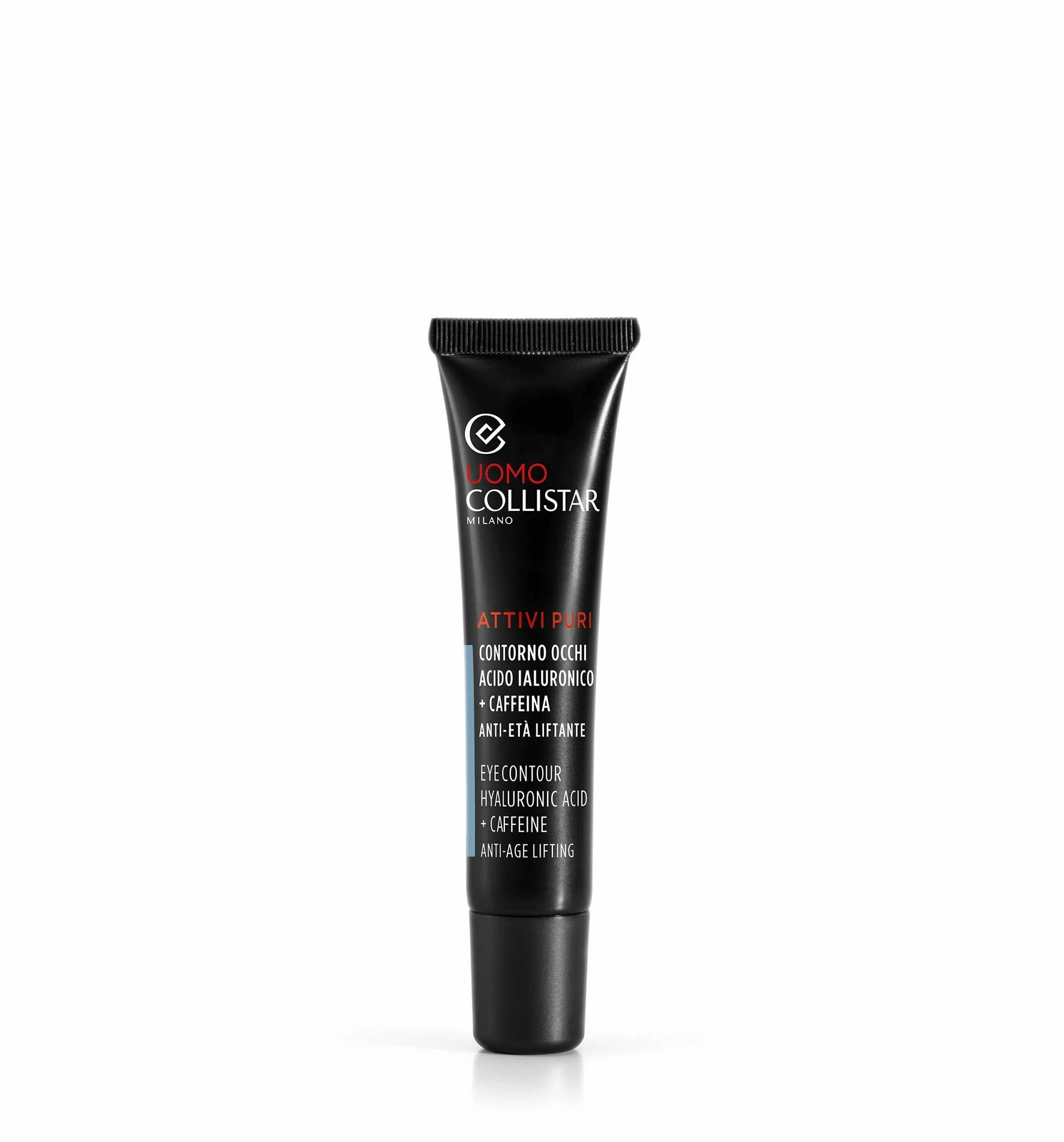 Collistar - Uomo Attivi Puri Hyaluronic Acid + Caffeine Eye Contour Крем для области вокруг глаз Гиалуроновая кислота 15 мл