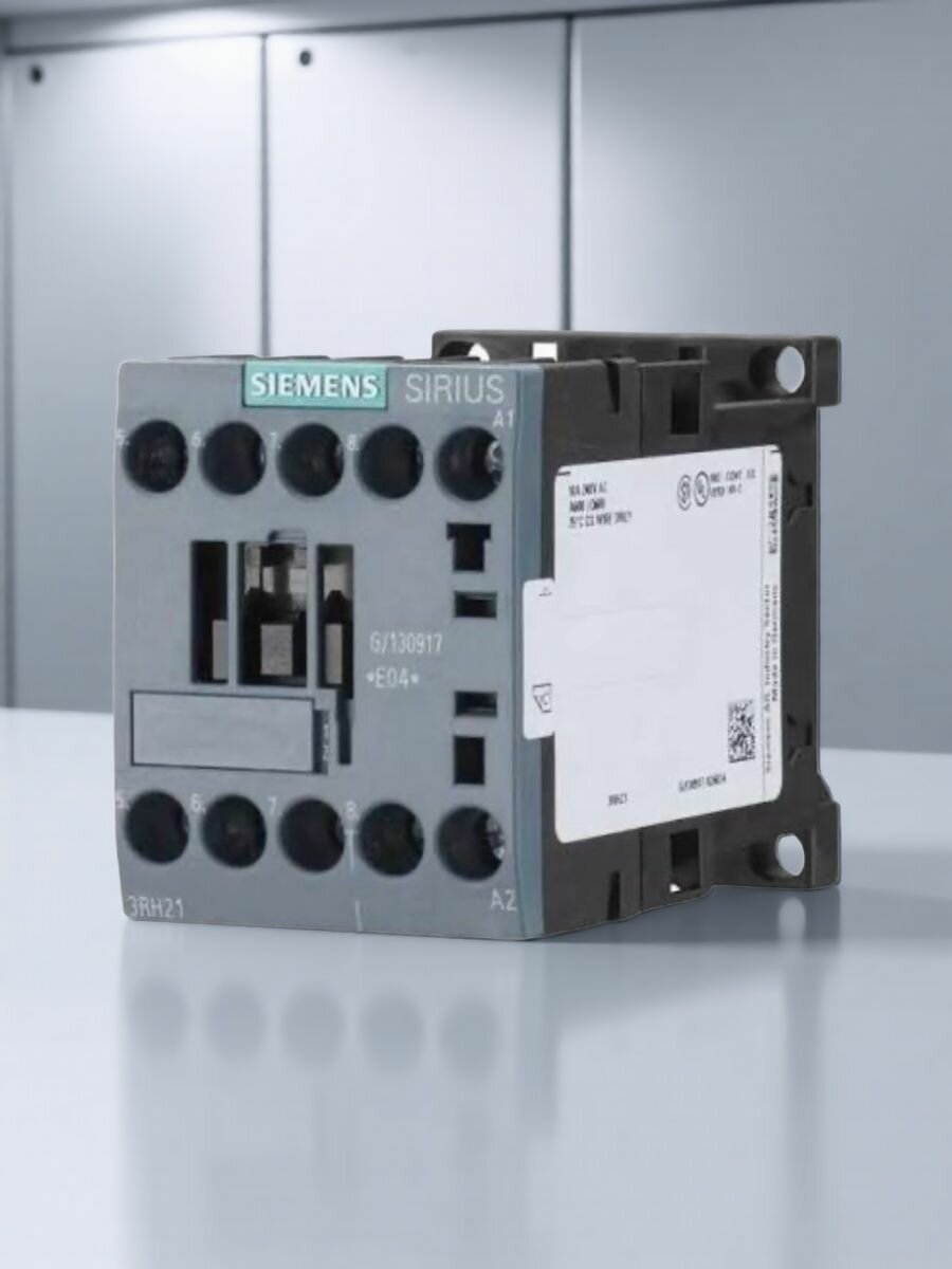 Контактор 4п АC-3 5.5кВт/400В АC-1 20А АC 230В 50Гц 2НO+2НЗ 3RT1517-1AP00 SIEMENS