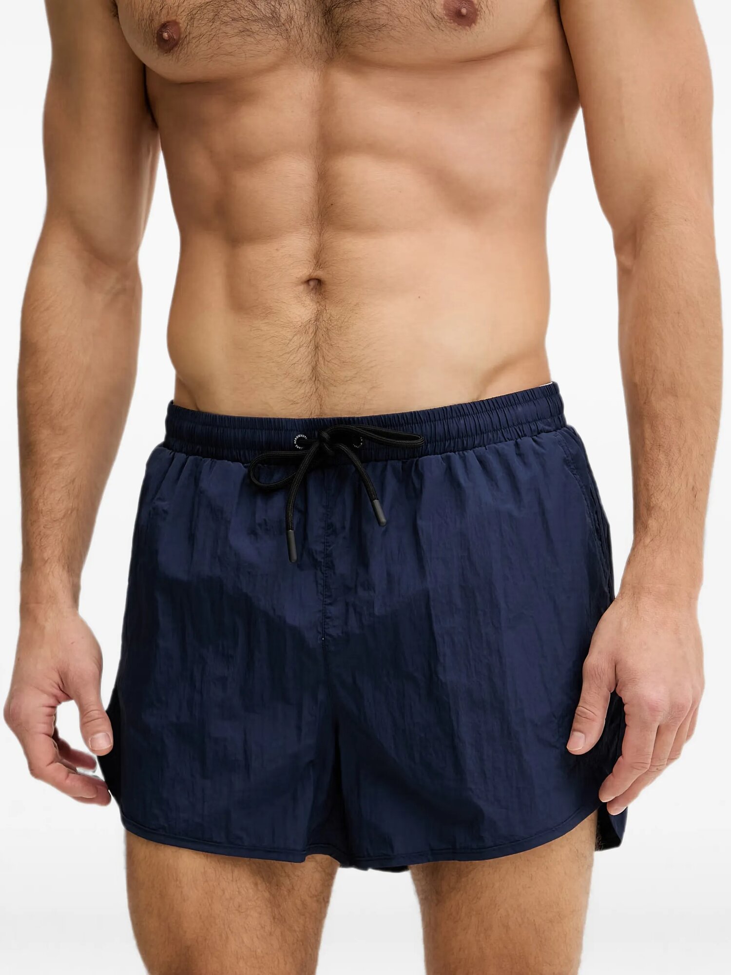 Шорты для плавания Aeronautica Militare Logo-patch drawstring swim shorts, размер 52