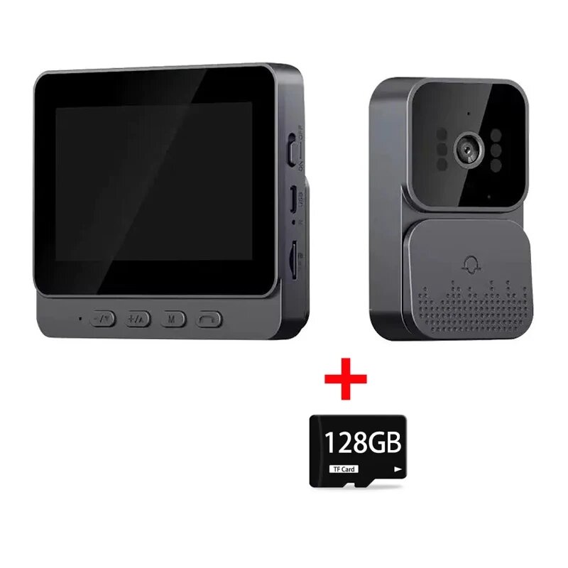 Беспроводной видеодомофон Luxuglow 4,3 дюйма With 128GB Card