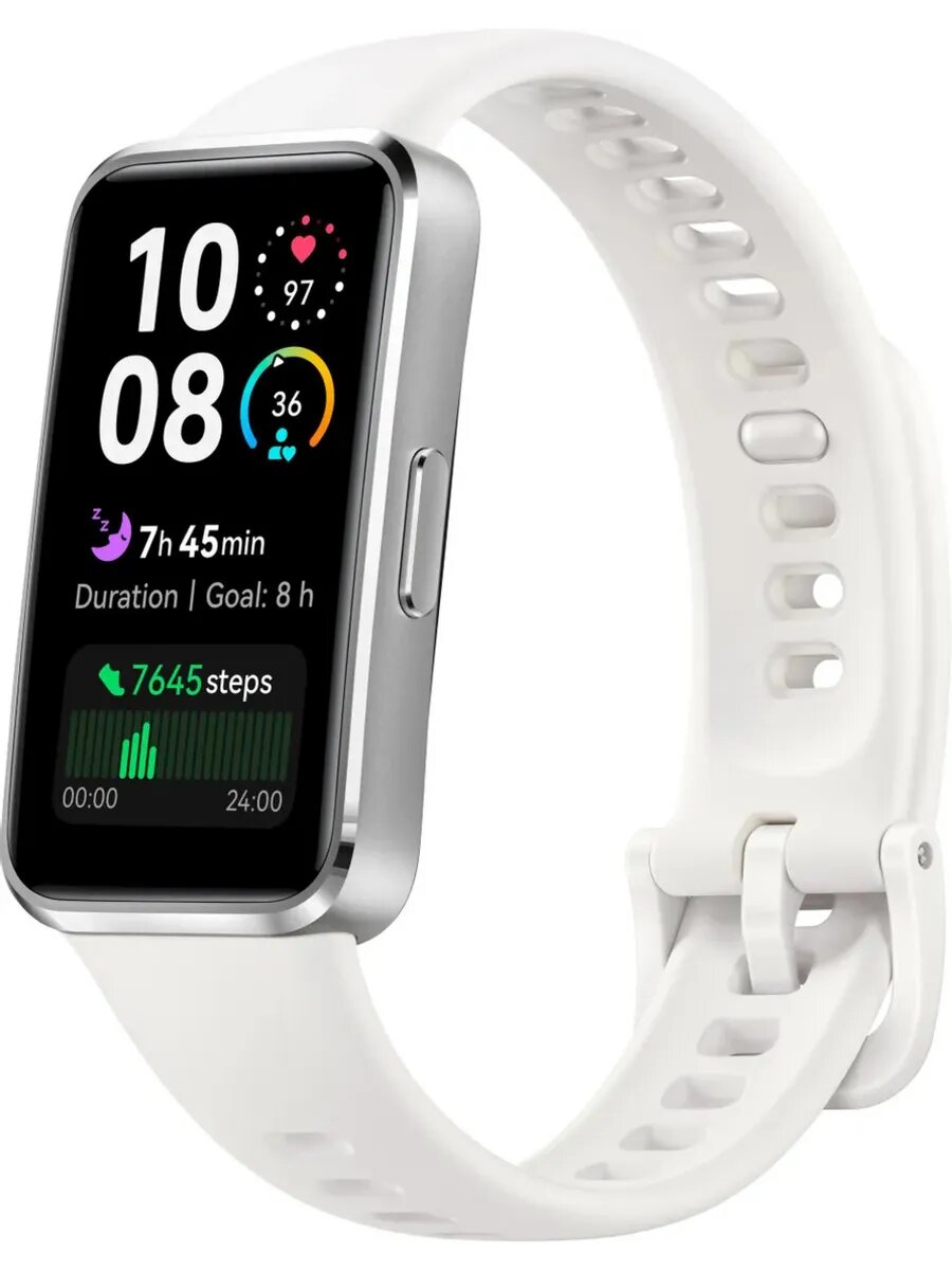Фитнес-браслет HUAWEI Band 10 Белый Ростест (ЕАС), 1.47" AMOLED — фото 1