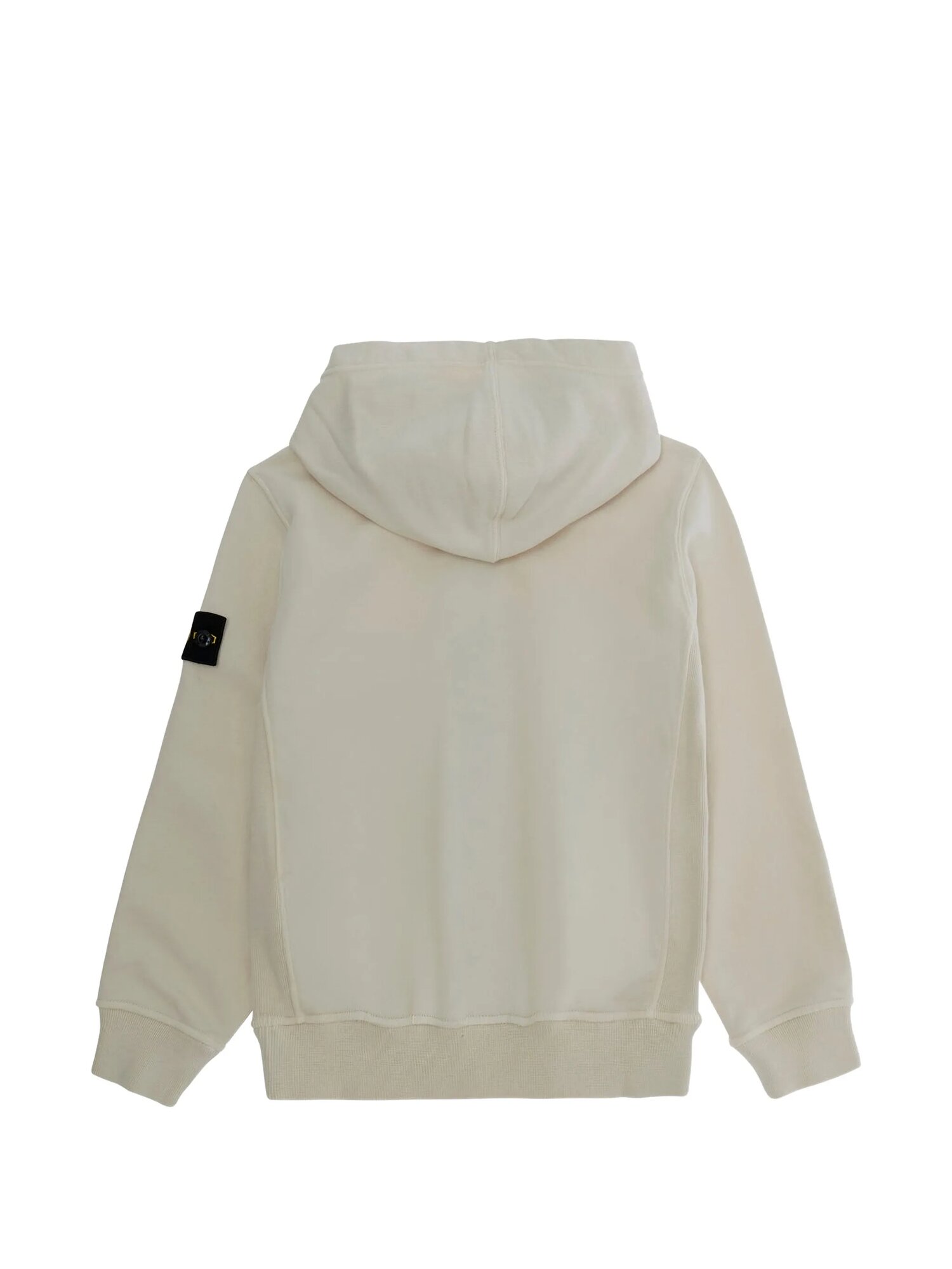 Худи Stone Island Logo-patch hoodie, размер 156, бежевый/белый — фото 1