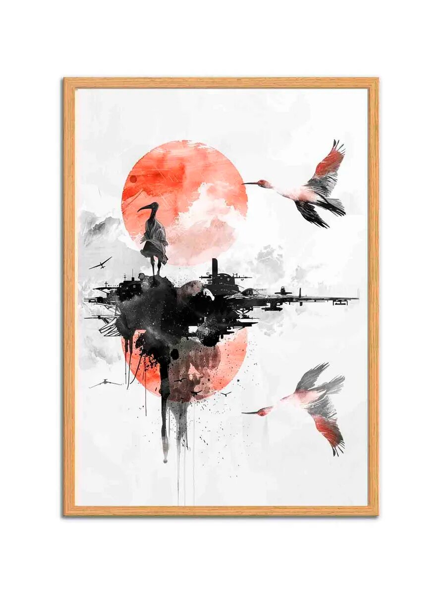 Пилот для животных Ibis 3, Плакат 30x42см