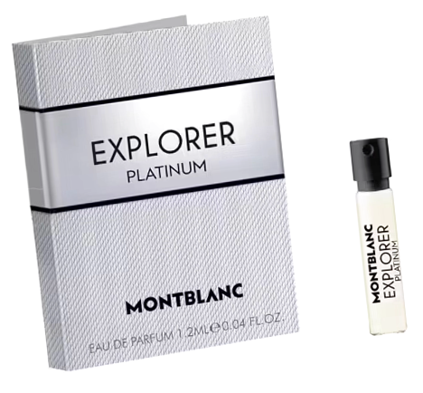 Парфюмерная вода для мужчин Montblanc Explorer Platinum 2 мл - пробник аромата