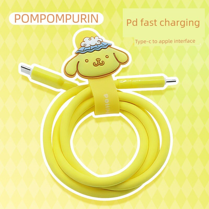 Sanrio Pochita Type-C в Lightning кабель 1м быстрая зарядка совместимый с iPhone 15/16 Pro Max