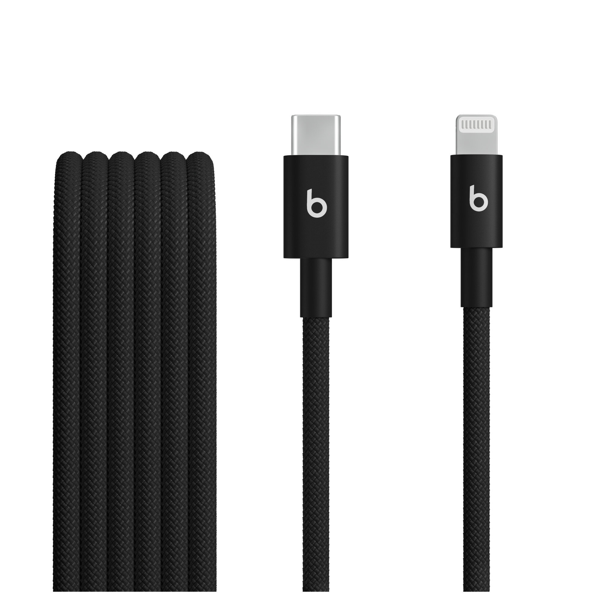 Кабель от Beats MDGK4ZM/A USB-C to Lightning Charge, 1.5m Bolt Black 60W (Original)