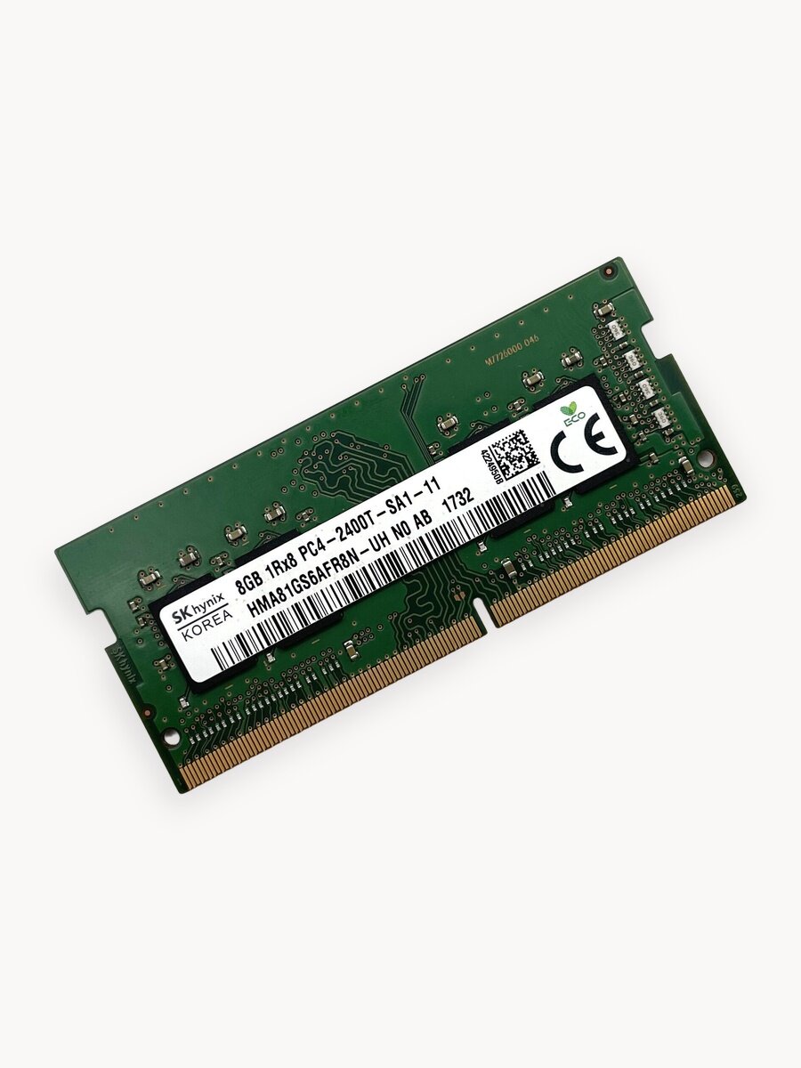 Оперативная память DDR4 8Gb 2400 Mhz SK Hynix HMA81GS6AFR8N-UH PC4-2400 для ноутбука
