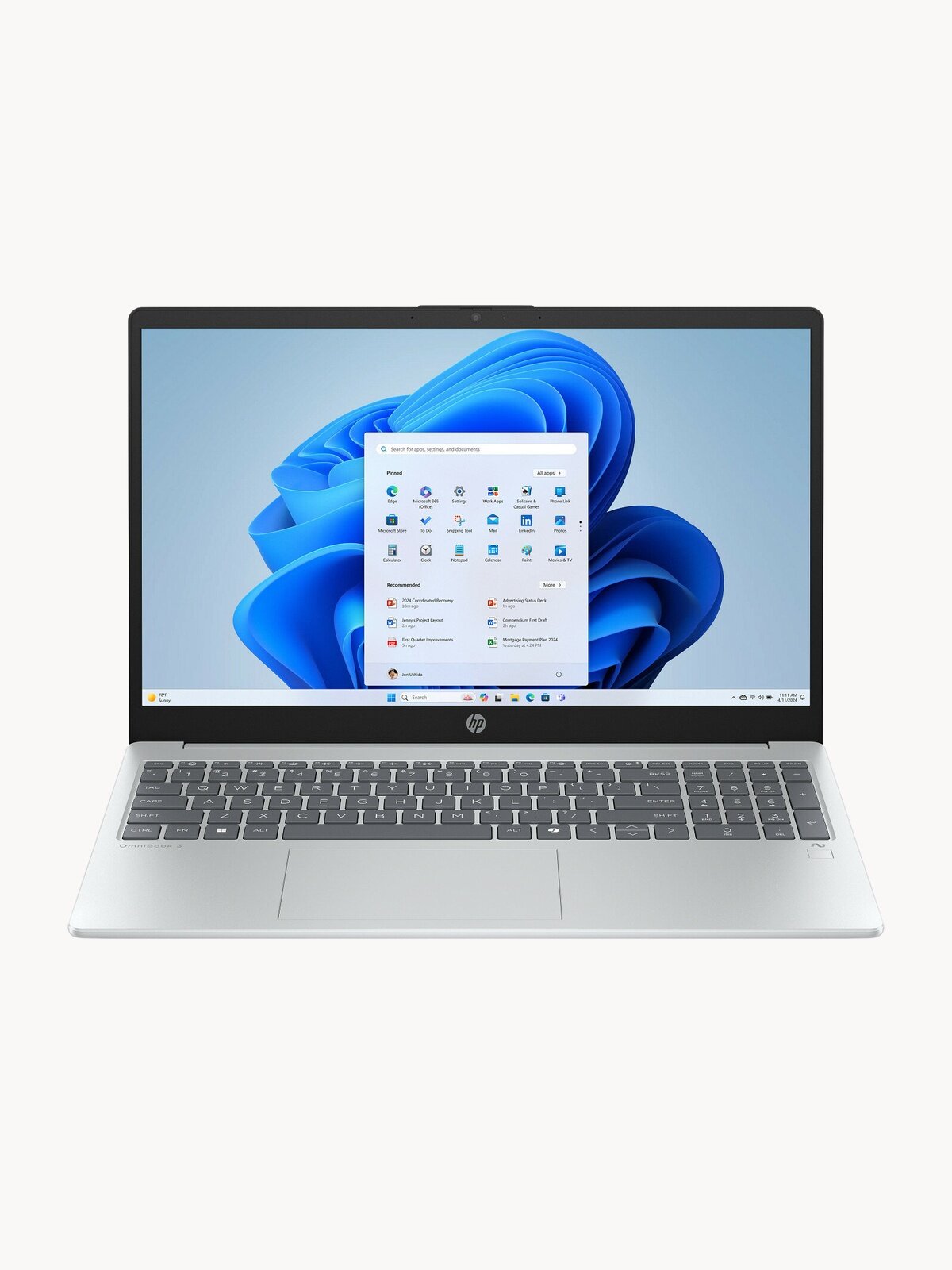 Ноутбук HP OmniBook 3 Next Gen AI 15-fn0087nr