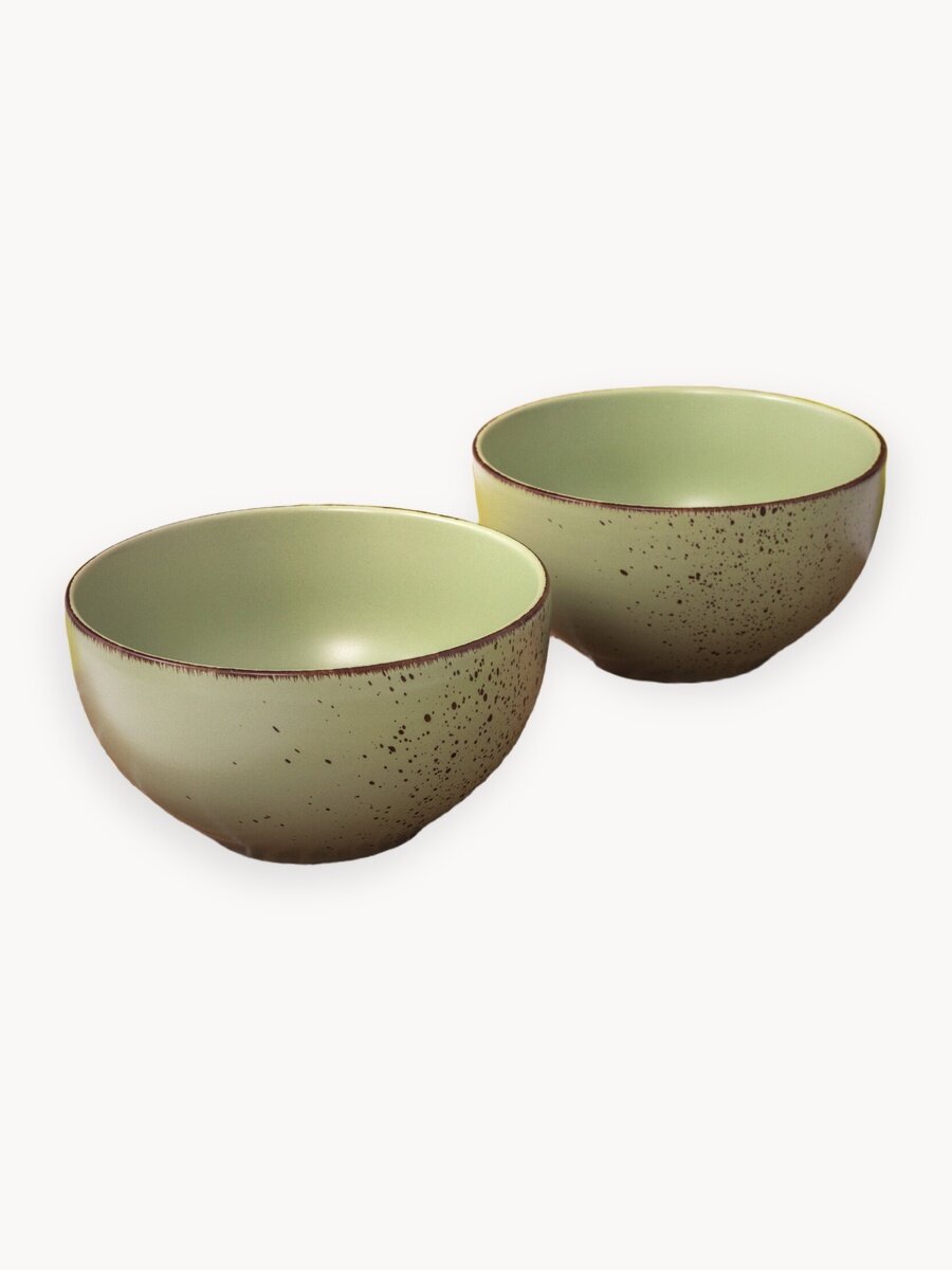 Набор салатников глубоких из керамики Domenik Oh! Splash, 680 мл, 2 предмета