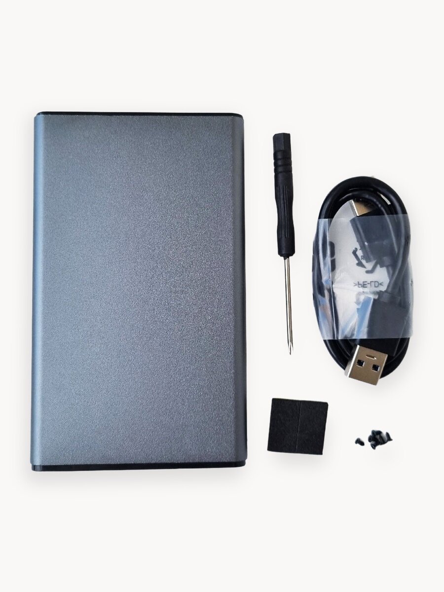 Внешний корпус для SSD и HDD металл, горячая замена, интерфейсом USB 3,0 и SATA III