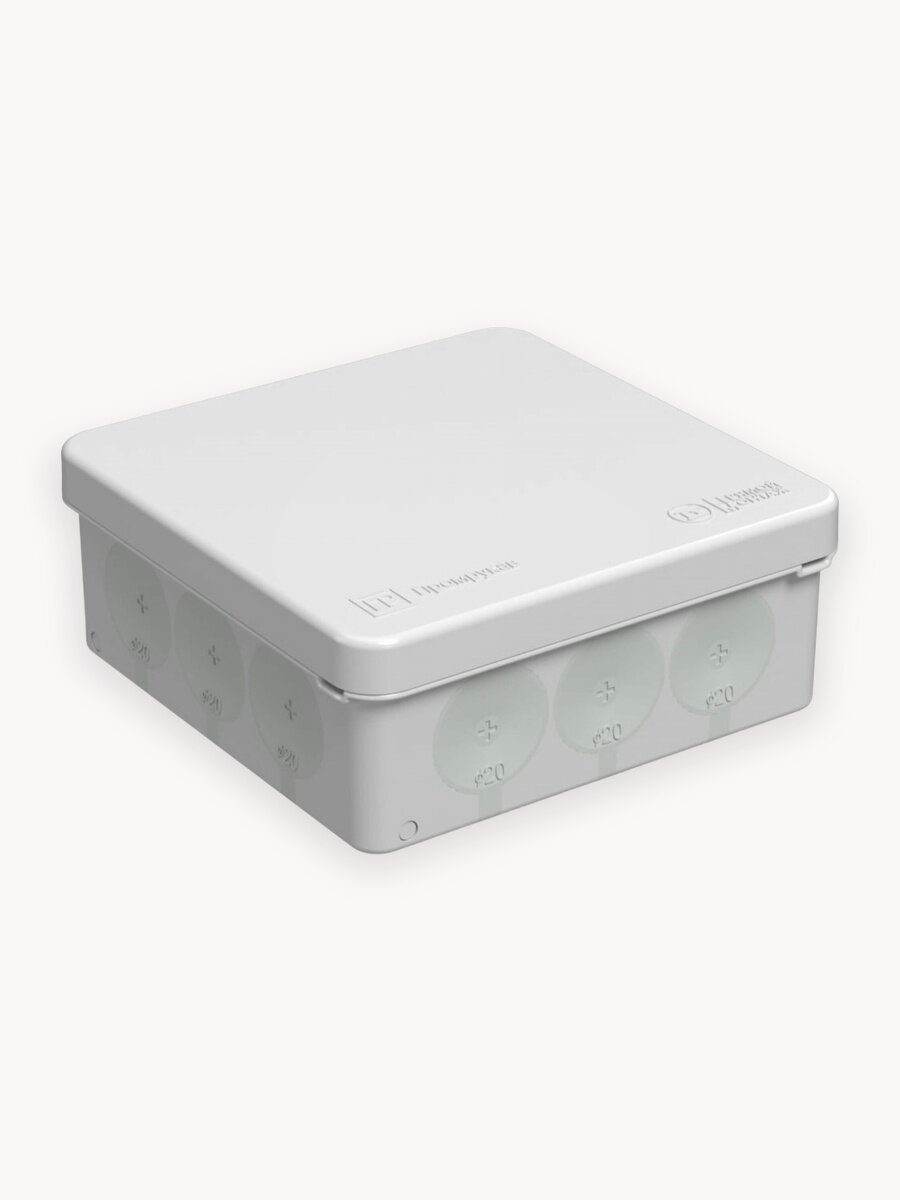 Распределительная коробка промрукав 60-0210 наружный монтаж 80x80 мм 1 шт.