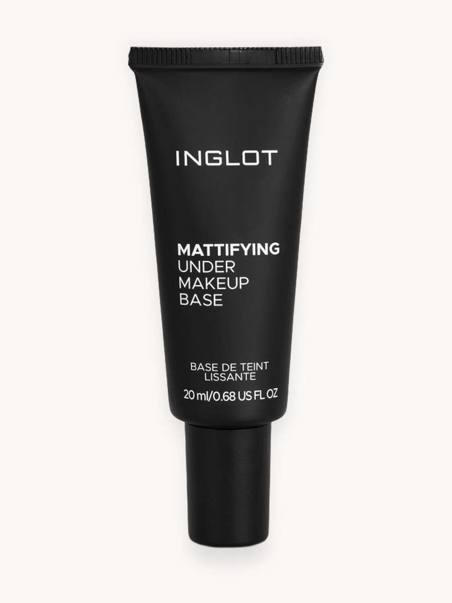 Матирующая база под макияж INGLOT Mattifying Base 20мл для жирной комбинированной кожи, гелевая текстура, стойкий эффект
