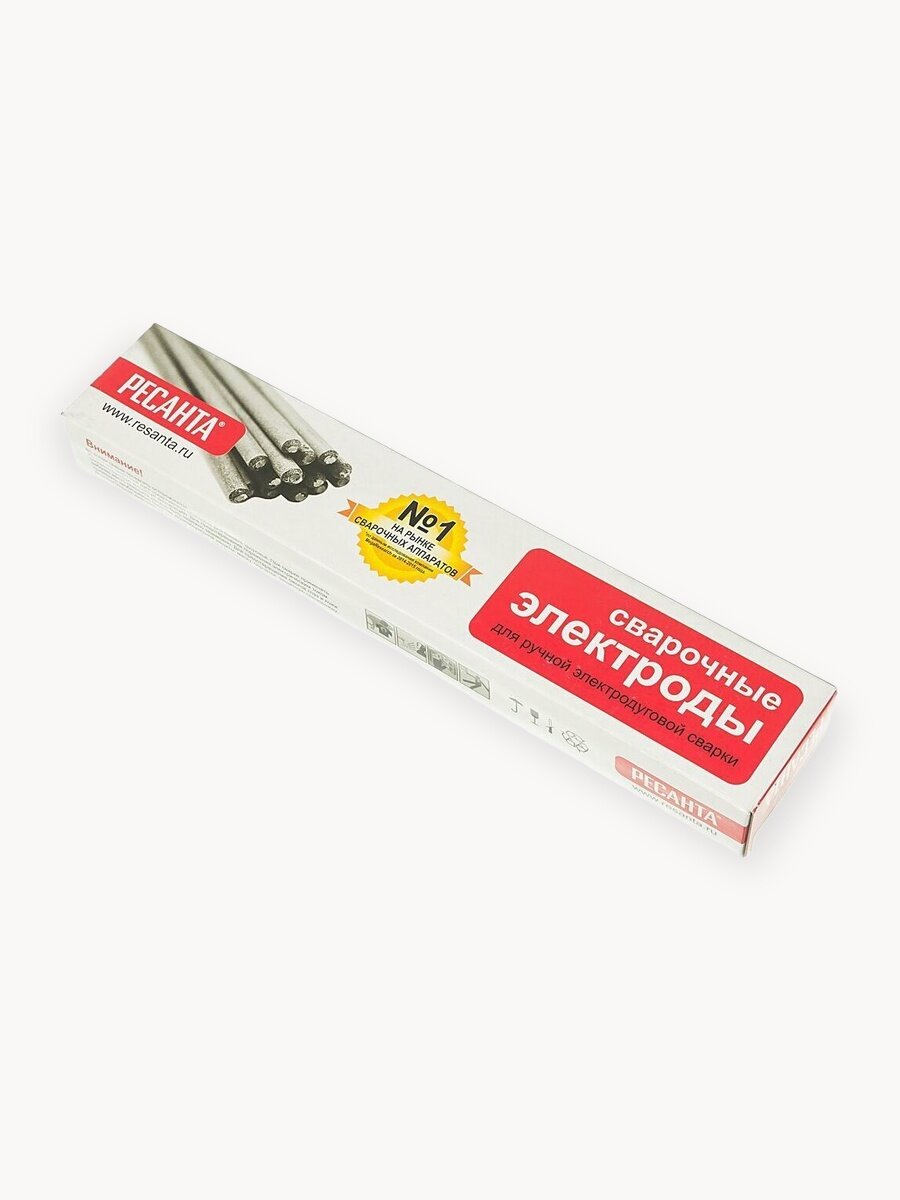Электрод Ресанта "МР-3", для ручной дуговой сварки, рутиловое покрытие, 3мм, 1кг