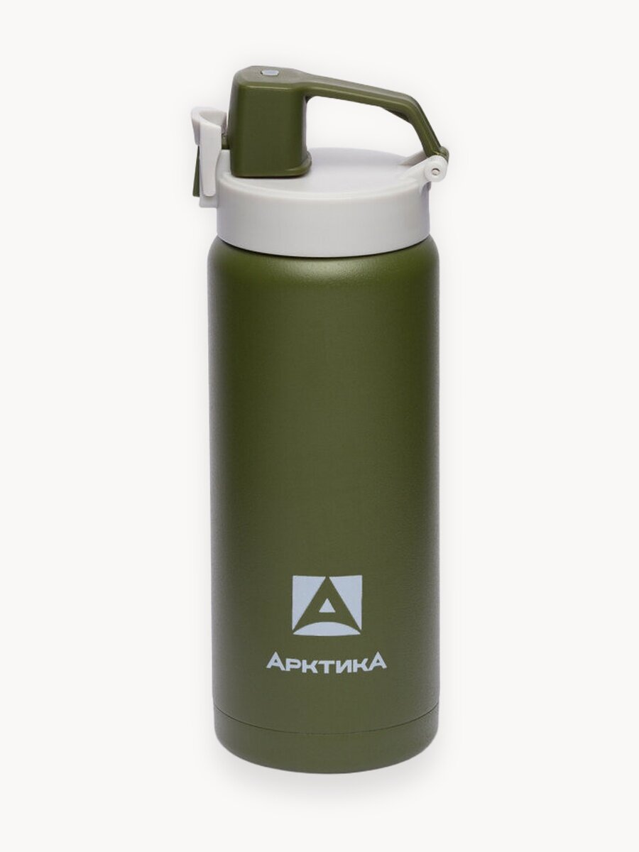 Термокружка Арктика 0.5 л для кофе с кнопкой и ручкой/автомобильная