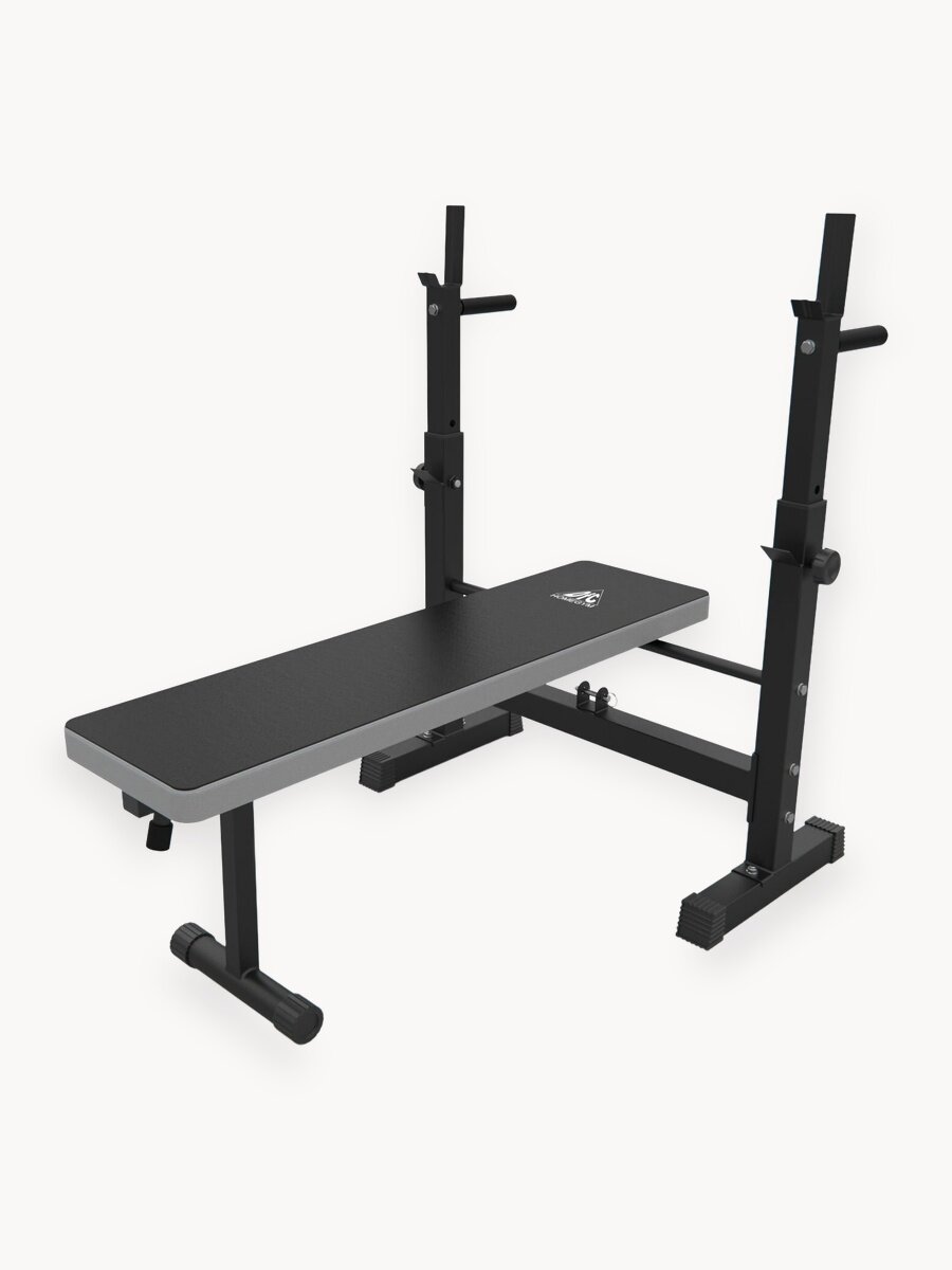 Скамья со стойками под штангу DFC D6453L / Длина хвата 82 см