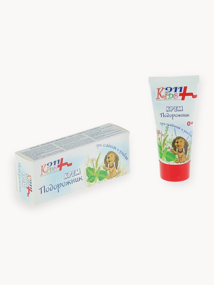 Крем детский "911" подорожник от ссадин и ушибов, 50 мл