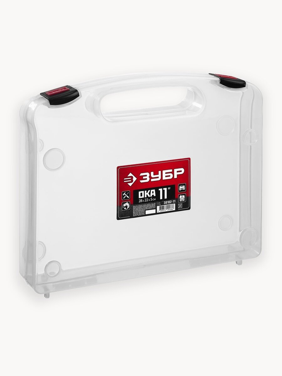 Прочный пластиковый кейс-органайзер для хранения мелочей и метизов с прозрачным корпусом и компактными размерами для удобства и порядка