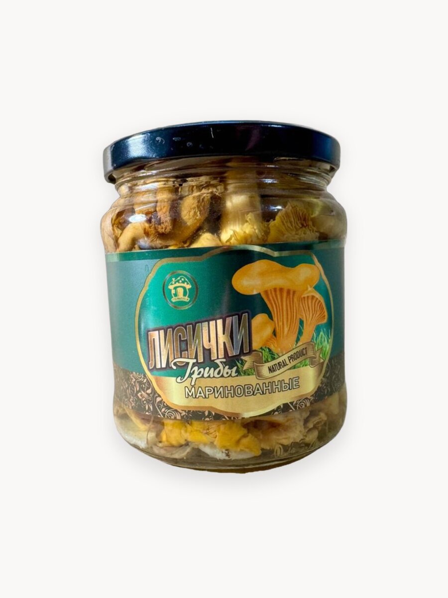 Грибы лесные Лисички маринованные " Дом грибов " 1шт. 400 мл.
