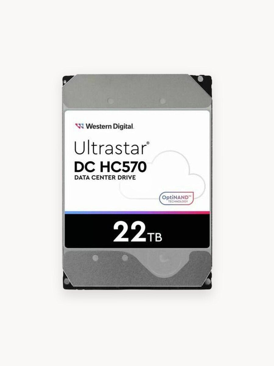 Жесткий диск WD Ultrastar DC HC550 WUH722222ALE6L4 22TB, SATA III, 3.5"