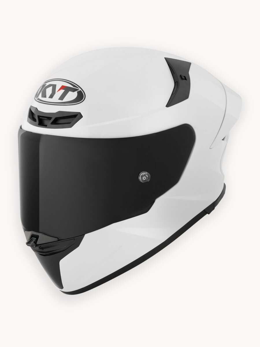 KYT Мотошлем TT-REVO PLAIN, цвет Белый, Размер L