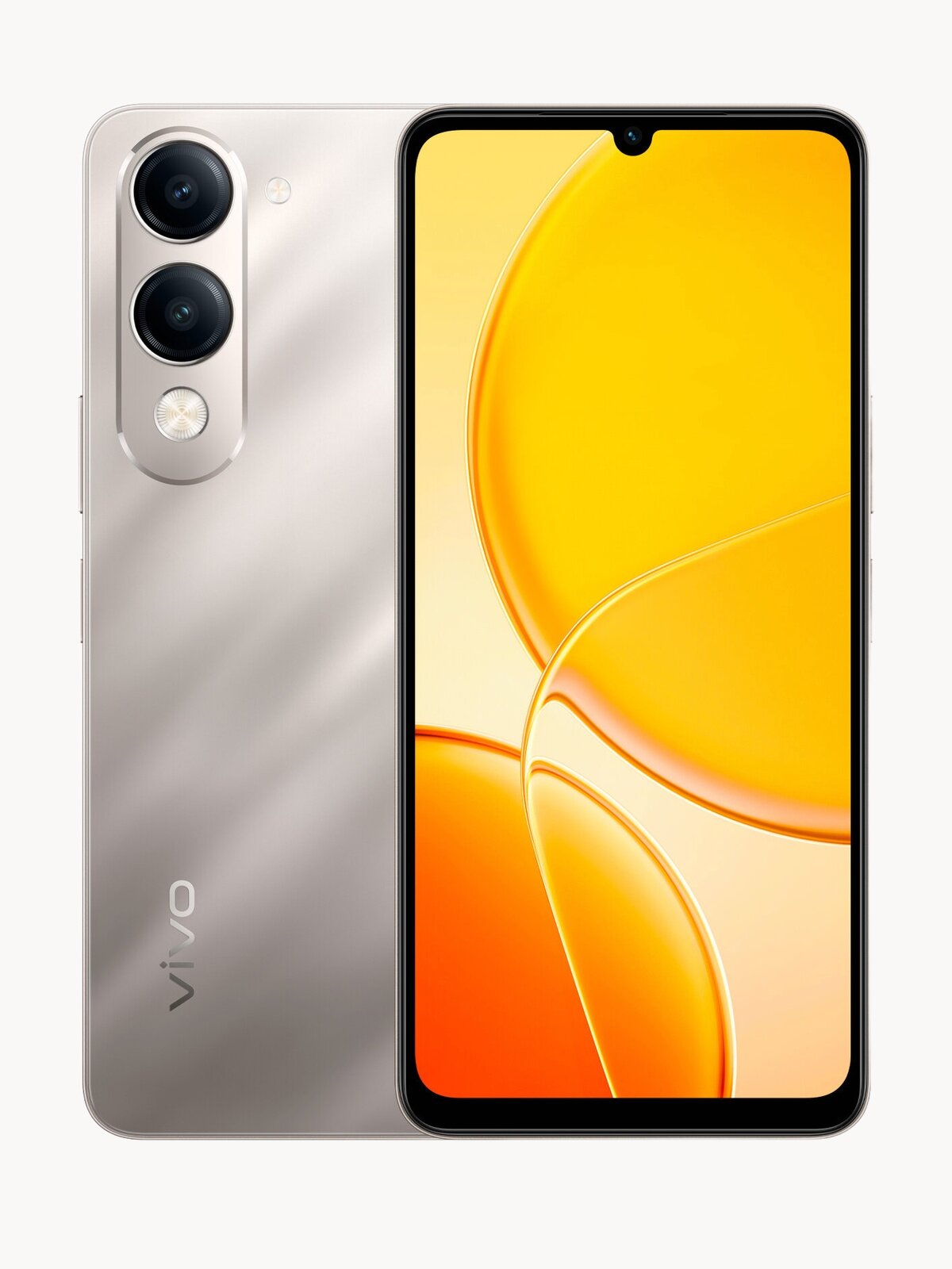 Смартфон vivo Y04s 4+256 ГБ, 6,74", 90 Гц, Титановое сияние.