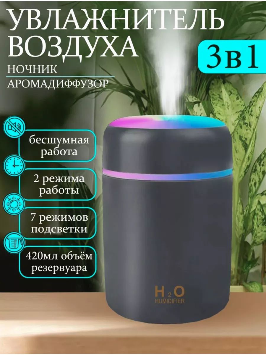 Увлажнитель воздуха DBPM--JSQ-CM-9S, черный
