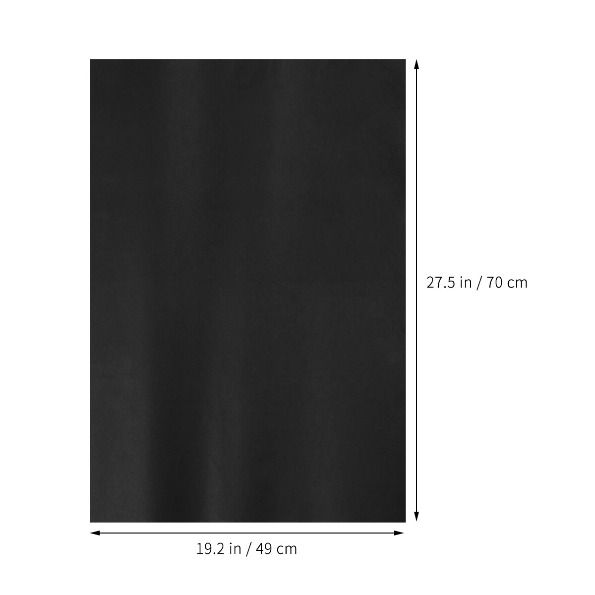 20 Листов Черной Упаковочной Бумаги Для Подарков Размер 75x51 Cm Ideal Для Творчества И Hand Made Проектов