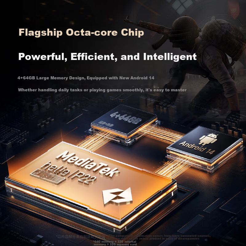 Famue 【National Subsidy】BF85 MP3/MP4 Music Player with WiFi Internet Access 4+64GB RAM Android 14 Smart MP5 Camera Video Recorder Bluetooth Online Music Player